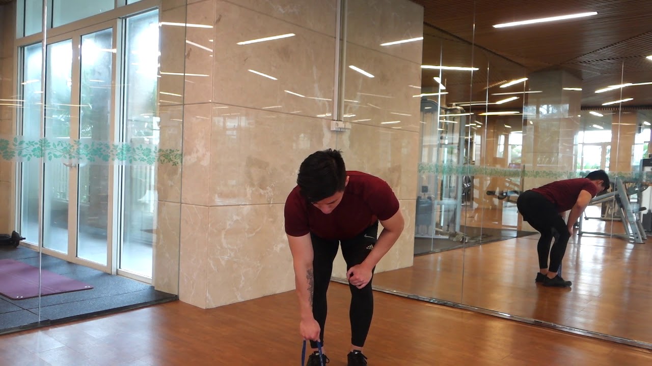 Row with Mini Loop Band - YouTube