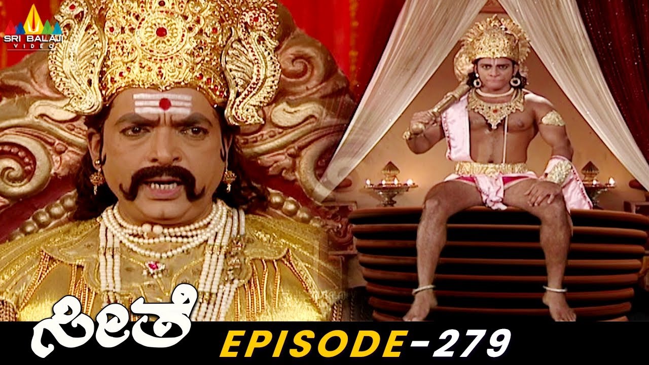 Vali Son Angad Gives Warning to Ravanasura | Seethe-Kannada Ramayan ...