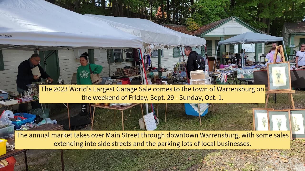 What to know for the 2023 World's Largest Garage Sale - YouTube