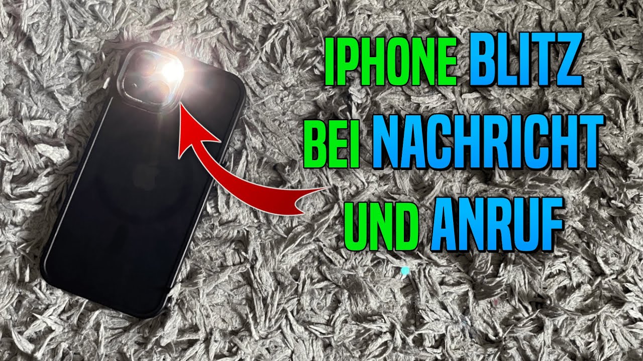 iPhone Blitz bei Nachricht und Anruf aktivieren ⚡ - YouTube
