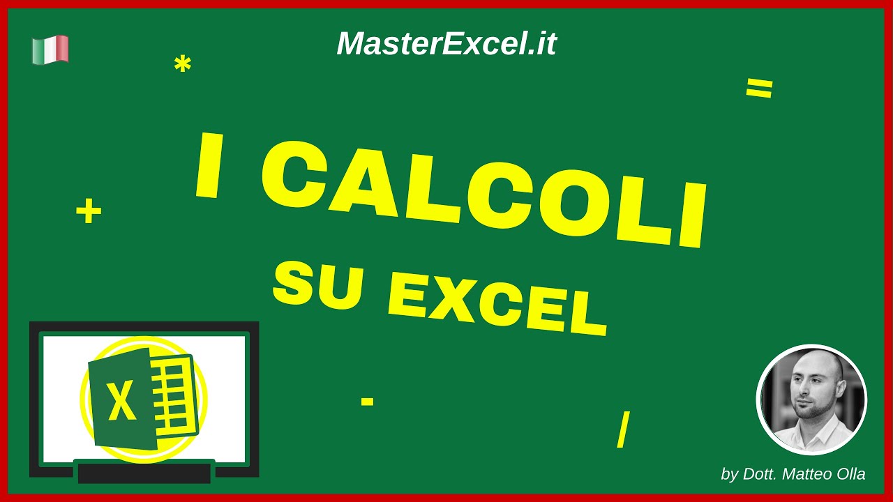 MasterExcel.it - Tutorial: i Calcoli con Excel parte 1 | Somma ...