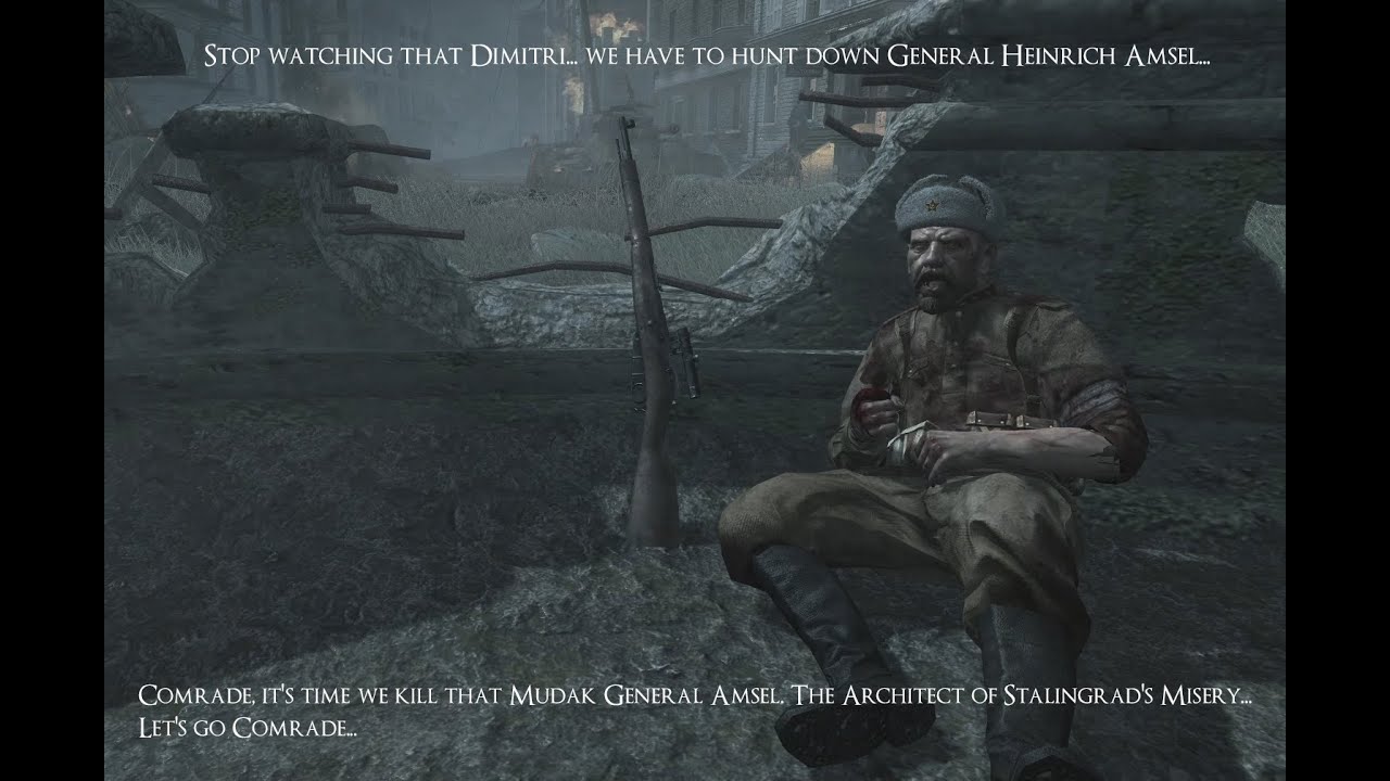 Stop watching that Dimitri... we have to hunt down General Heinrich ...