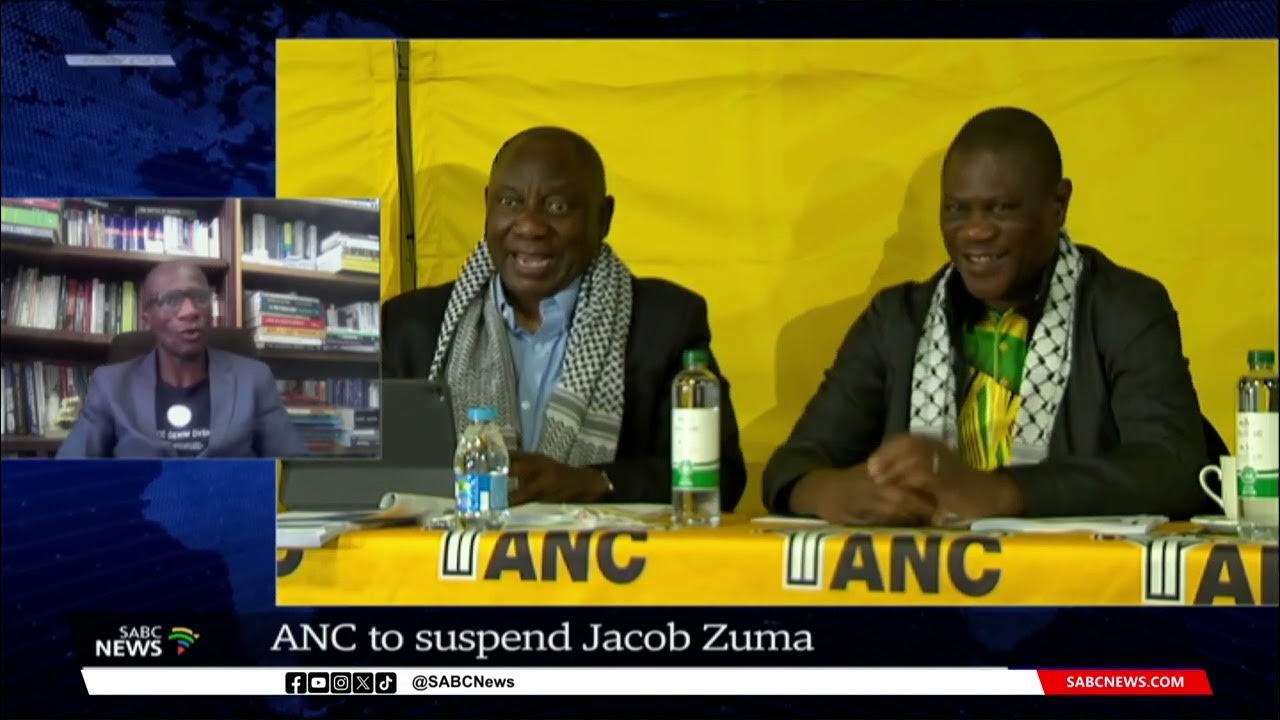 ANC to suspend Jacob Zuma: Prof Ntsikelelo Breakfast weighs in - YouTube