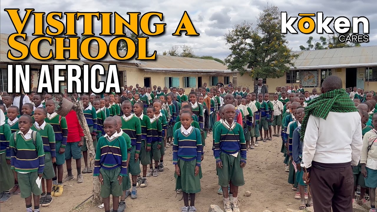 Koken Cares Humanitarian Trip - Visiting a School in Africa - YouTube