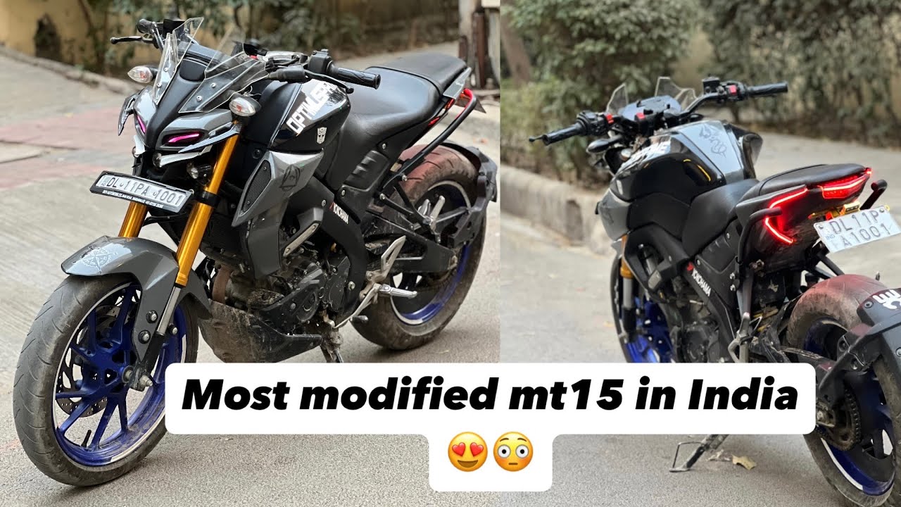 Most modified mt15 in India😍😱 #mt15 #mt15modification #mt15modifide # ...