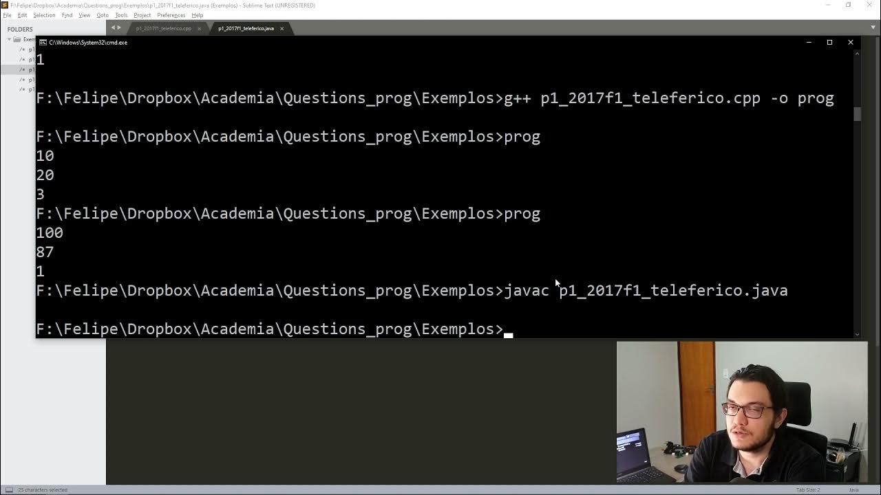 OBI - Enviando arquivos em C, C++, Java, Python 3 e Javascript - YouTube