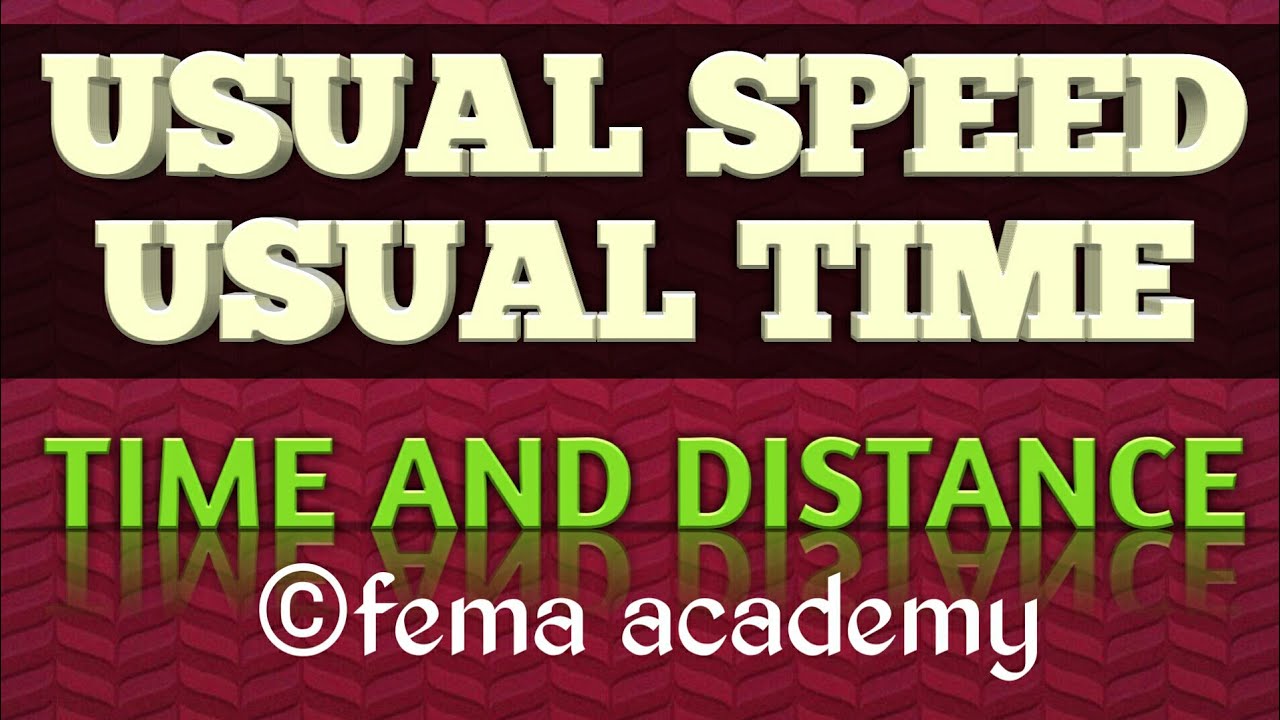 Time and Distance Aptitude Problems | Aptitude Shortcuts and Tricks ...