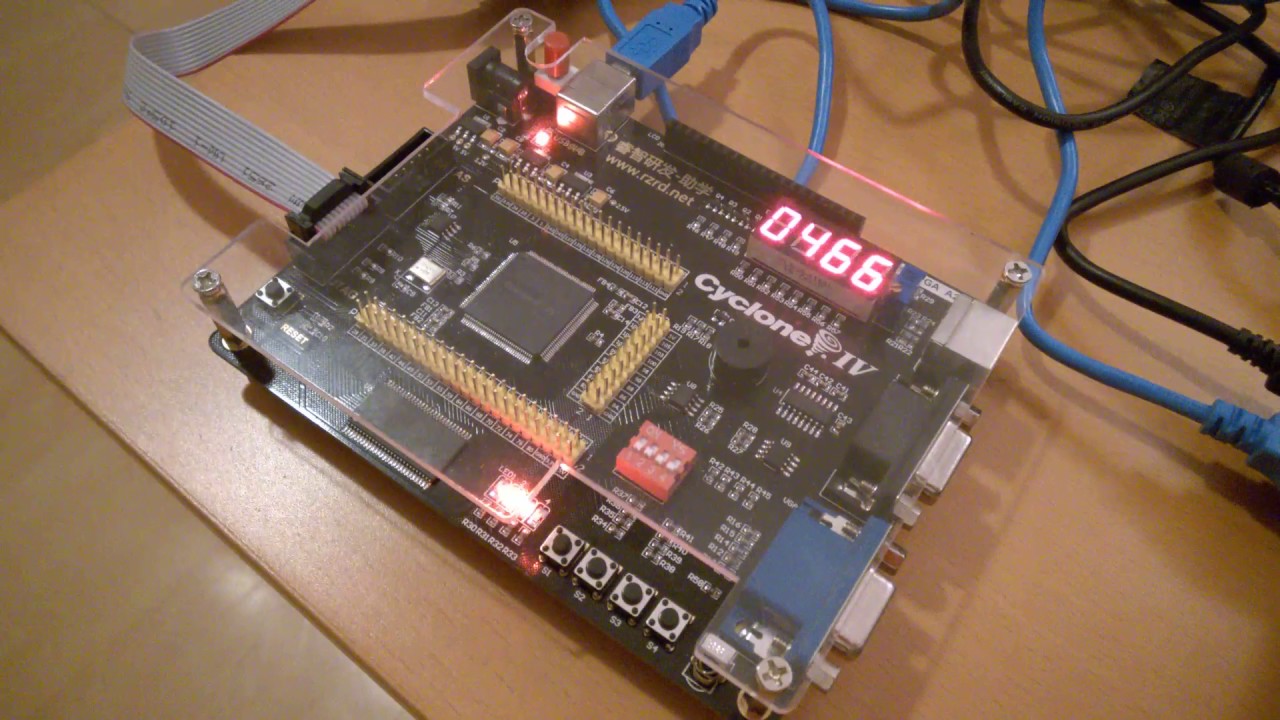 FPGA buzzer music - Evangelion opening - YouTube