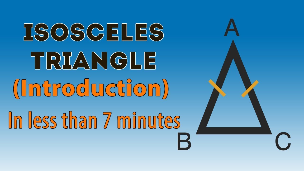 What Is Isosceles Triangle with PROOF? | Triangles | Geometry ...
