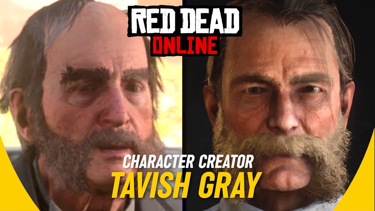 TAVISH GRAY: Character Creator (Gray Family Patriarch) RDR2 - YouTube