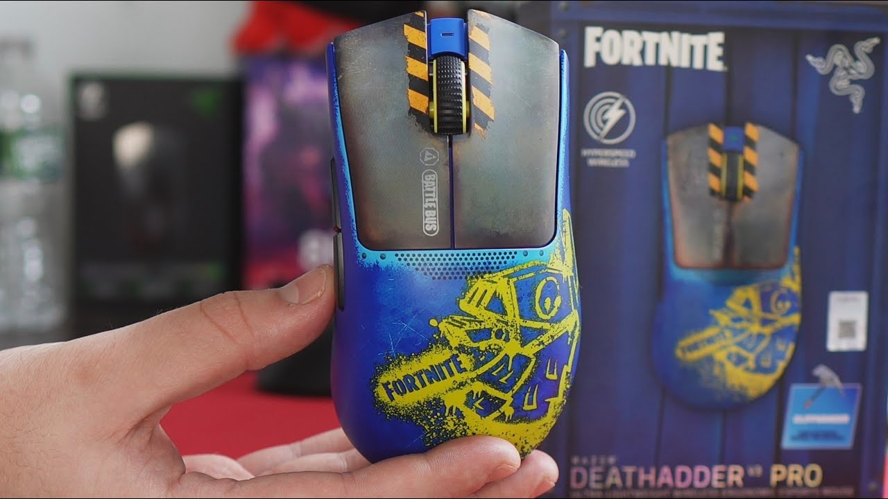 Razer Deathadder v3 Pro FORTNITE Edition (SHOCKING) - YouTube