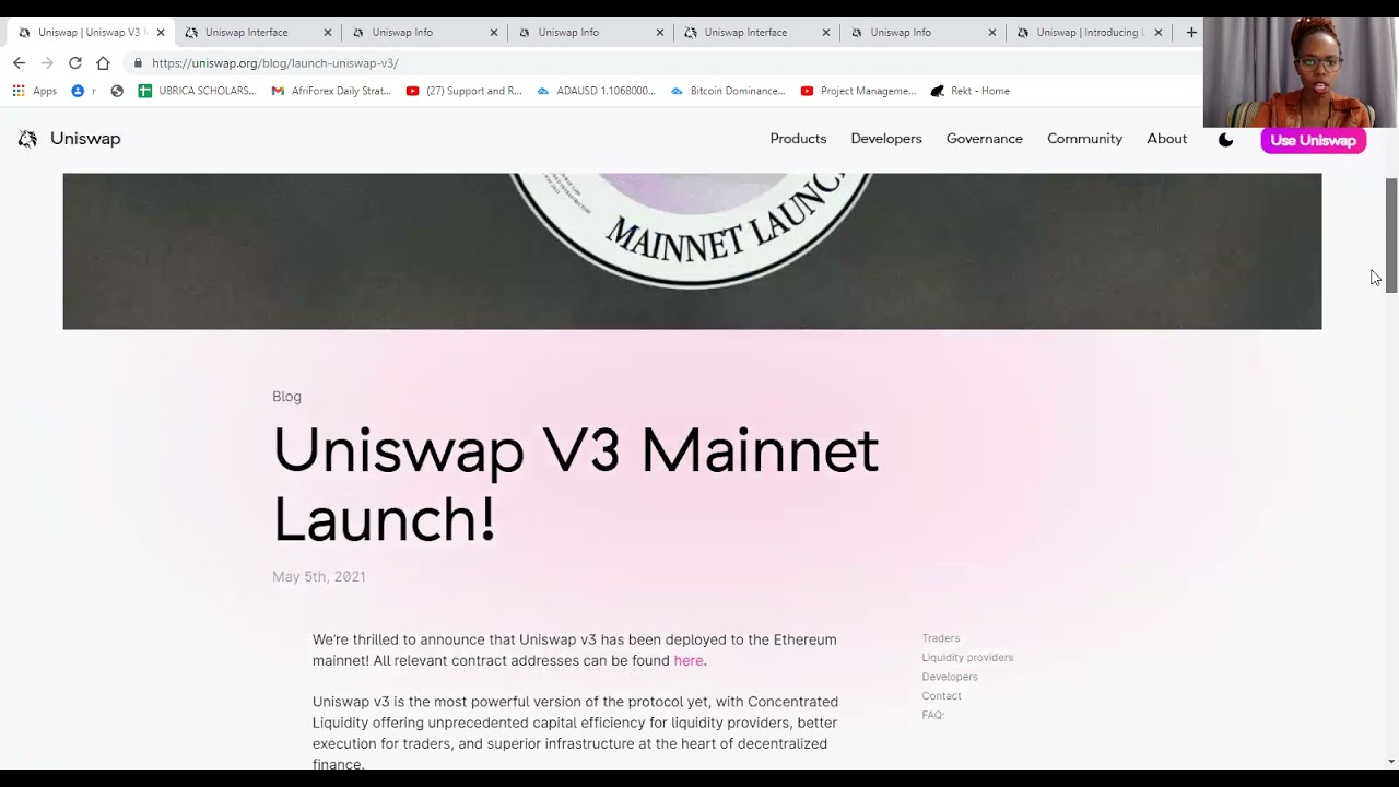 UNISWAP V3 AND V2 POOL UPDATES - YouTube