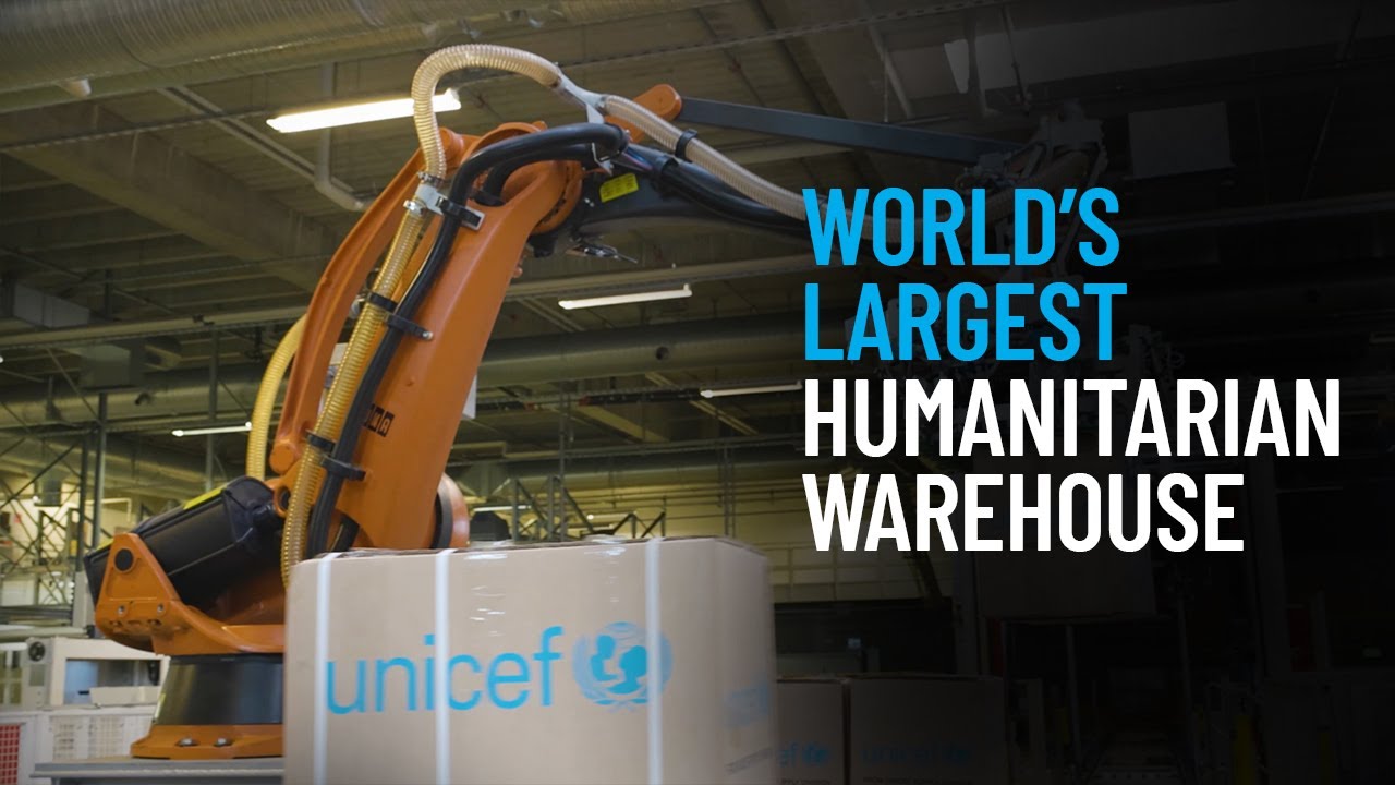 Inside Look at UNICEF's Supply Operation in Copenhagen - YouTube