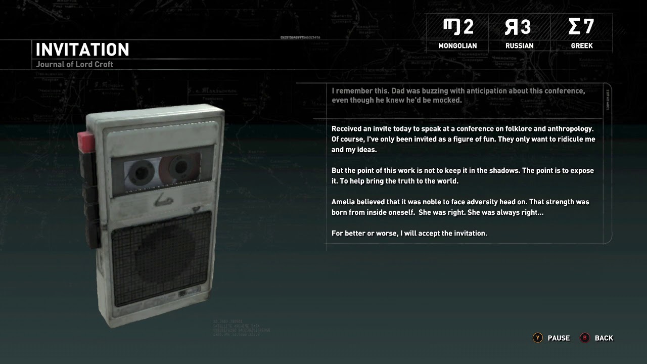 Rise of the Tomb Raider Documents: Journal of Lord Croft - YouTube
