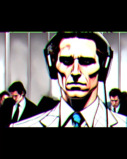 Patrick bateman american psycho comic style ai - YouTube