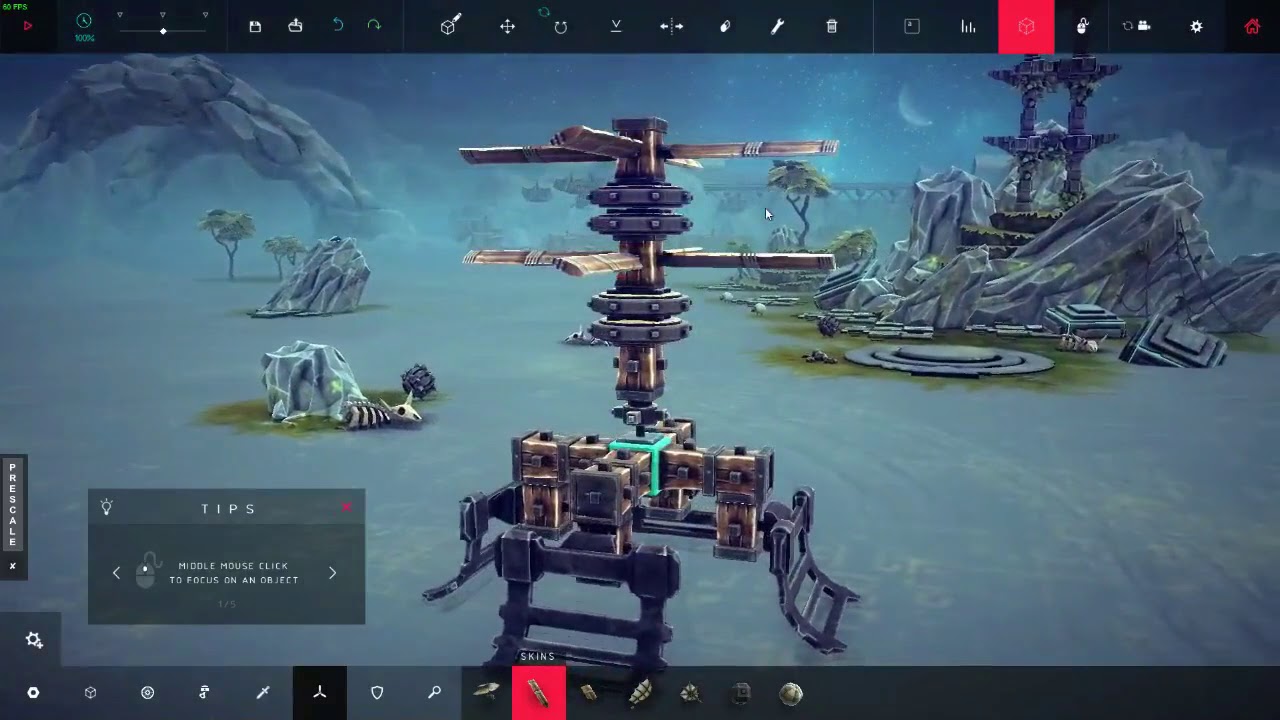 Besiege- Simple Helicopter Tutorial - YouTube