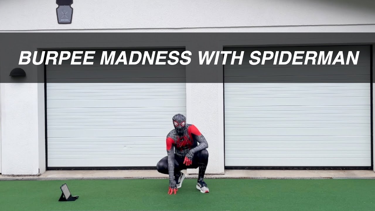 Burpee Madness with Spiderman - YouTube