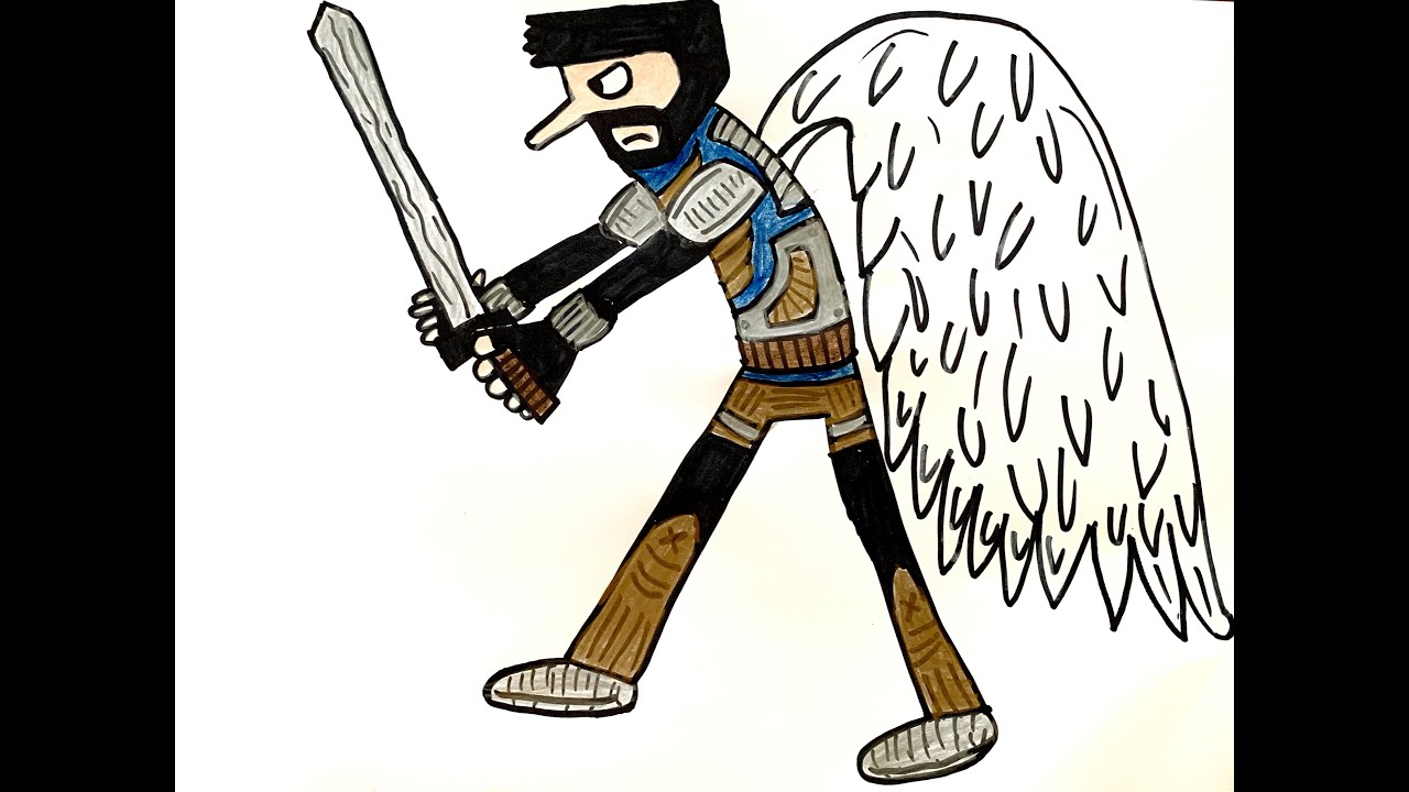 Drawing with Juni#36: The Archangel - YouTube