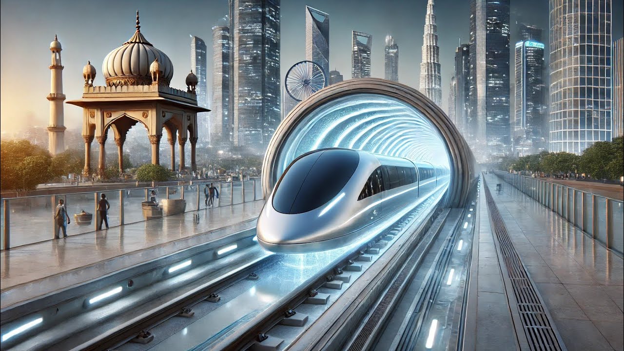 भारत की पहली हाइपरलूप ट्रेन: भविष्य का परिवहन || India's first ...