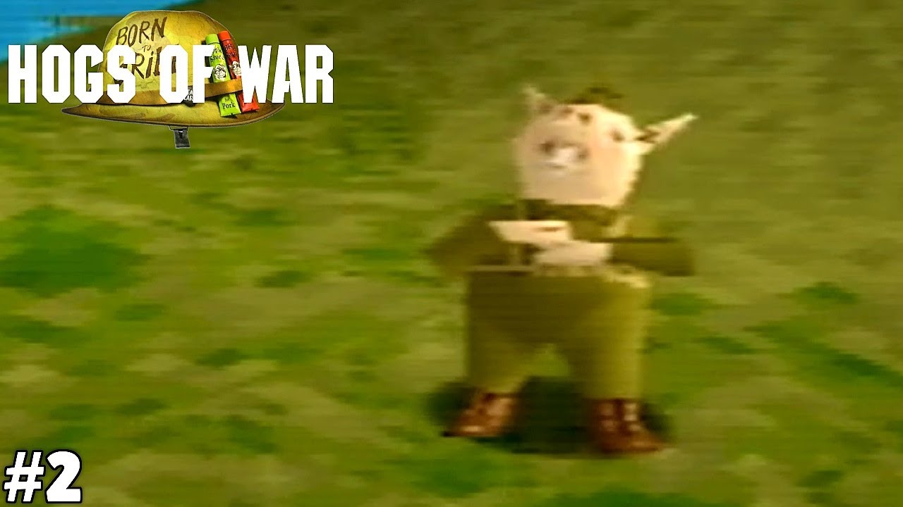 Hogs Of War Gameplay (PS1) Part 2 - Doom Pig Sacrifices Himself For ...