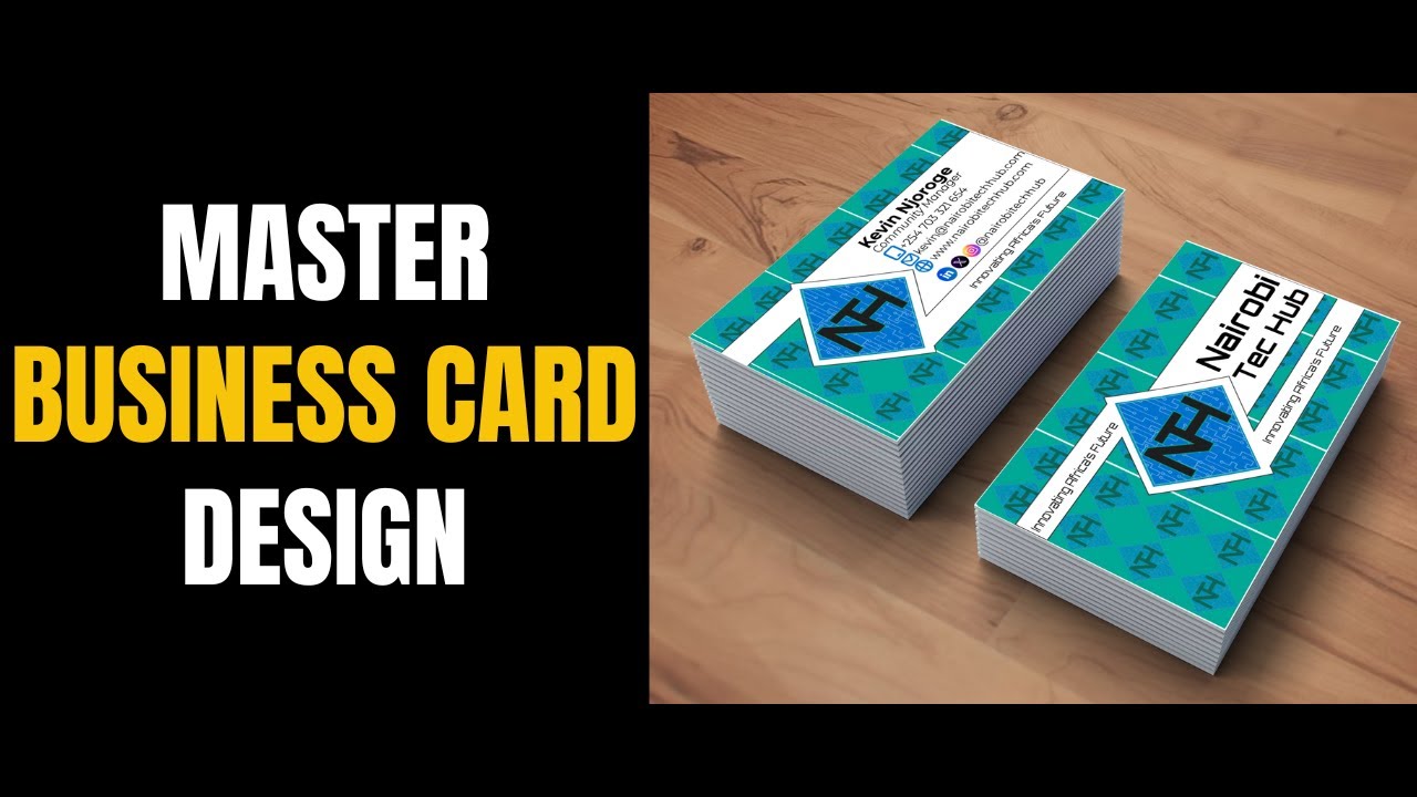 Business Card Design Masterclass in Adobe Illustrator | Photoshop ...