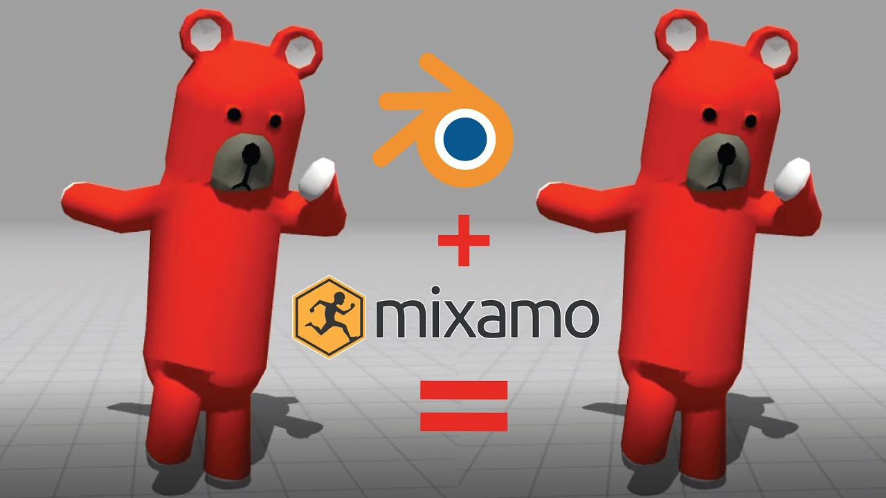 How to make a DANCING BEAR with Blender and Mixamo - YouTube