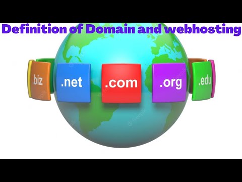 What is Domain and Webhosting Basic introduction And Definition - YouTube
