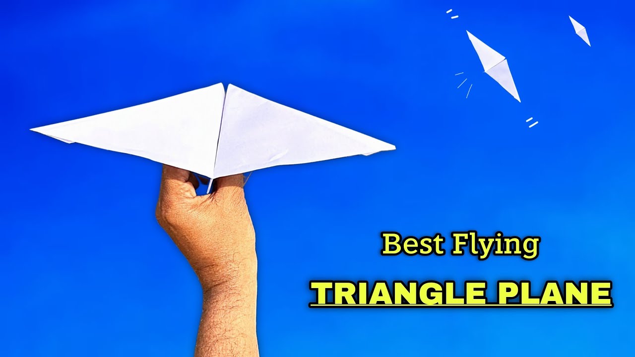 flying triangle plane , how to make new flying plane, best triangle ...