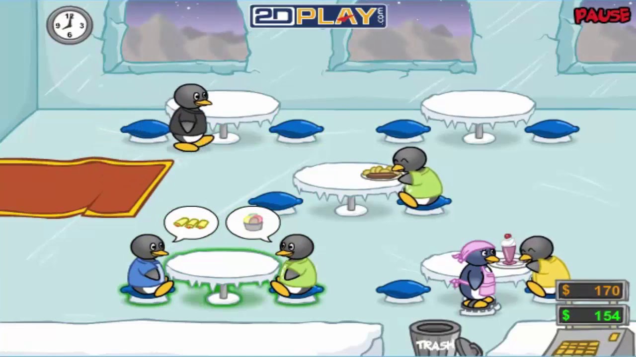 Waitress Penguin 6 Day Garson Penguen 6 Gün - YouTube