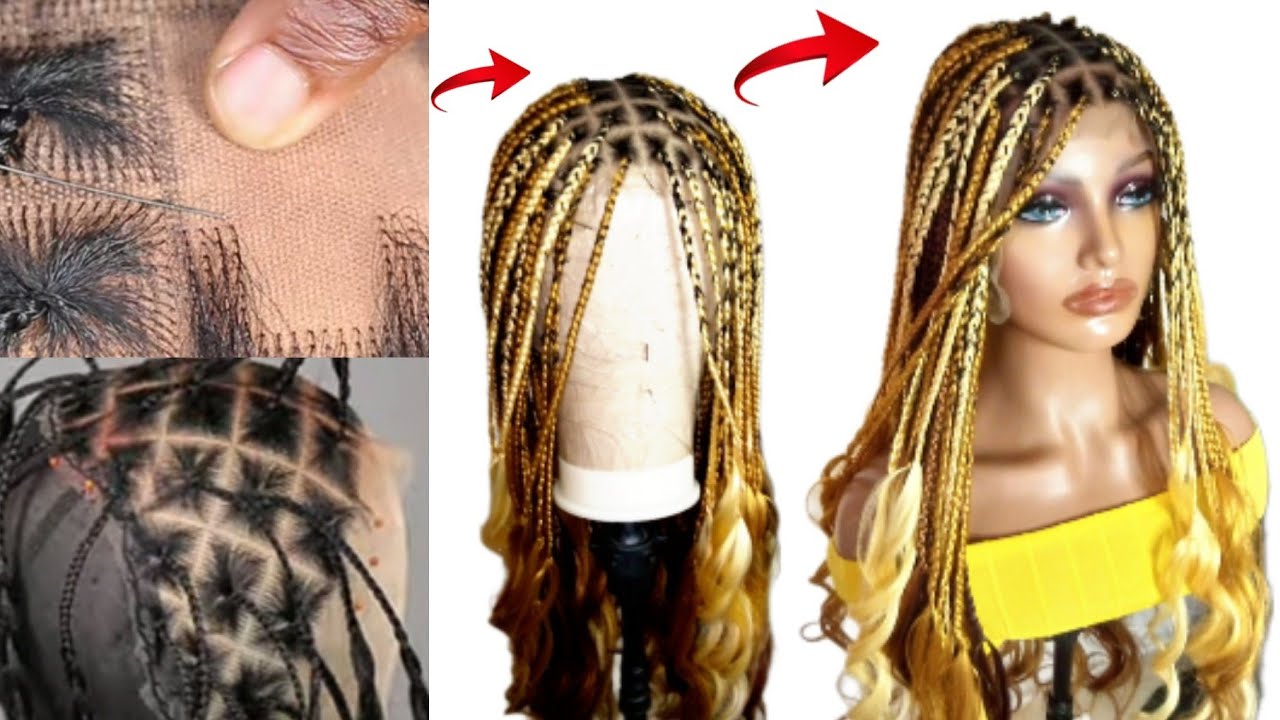 DIY CURLY CROCHET BRAIDED WIG USING FRENCH CURLS BRAID EXTENSION / The ...