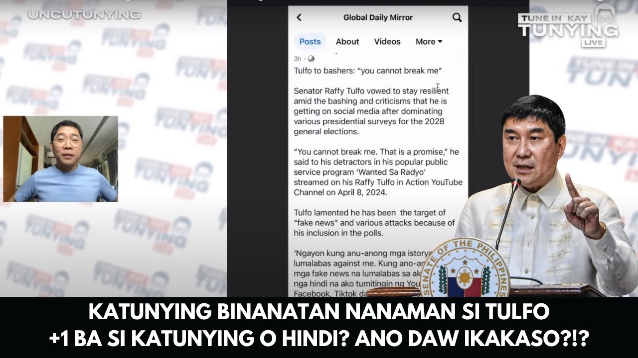 KATUNYING BINANATAN NANAMAN SI TULFO | +1 BA SI KATUNYING O HINDI? ANO ...