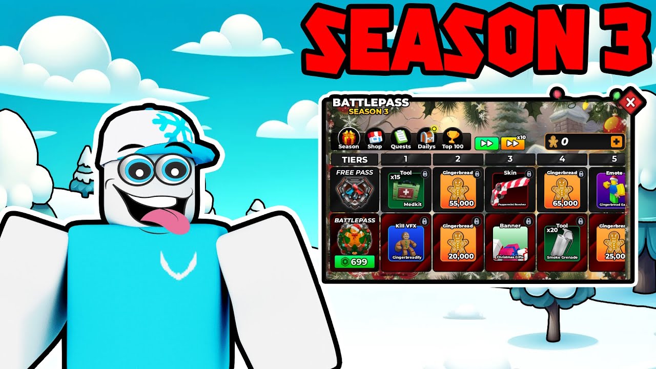 NEW SEASON 3 BATTLEPASS in Roblox FLAG WARS - YouTube