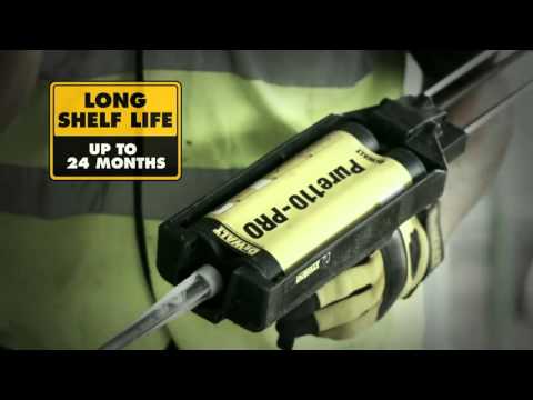 DeWalt - Pure 110 PRO Adhesive Anchors - YouTube