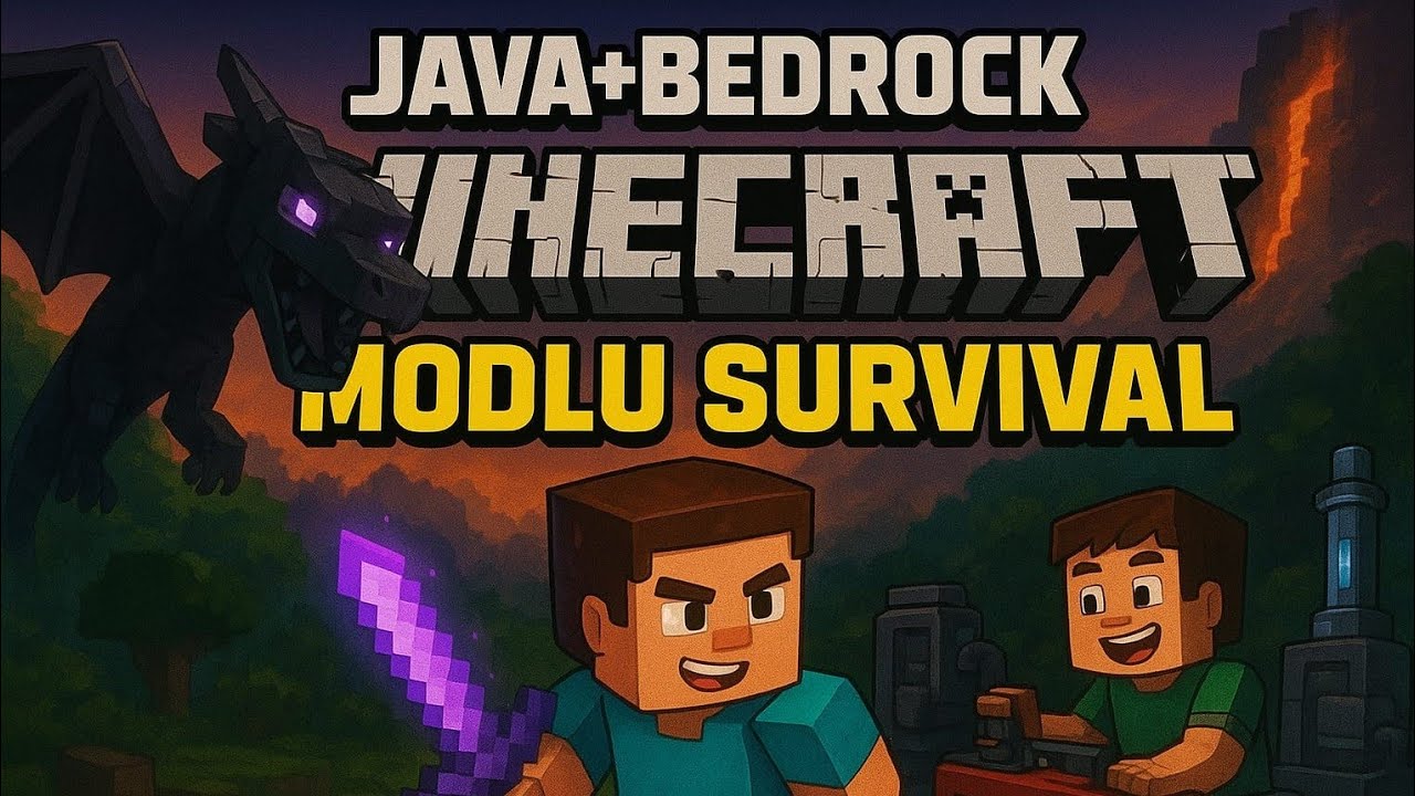 Minecraft sunucu bedrock + java - YouTube