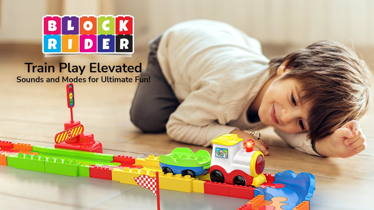 Mirana Block Rider - Fun and Educational Toy Train for Kids! - YouTube