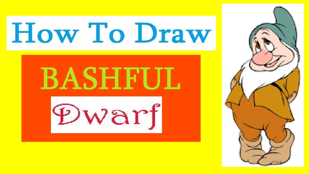 How to Draw a Bashful dwarf / Как нарисовать Гнома Скромника - YouTube