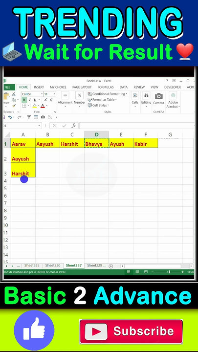 AUTOMATIC DATA TRANSPOSE #tutorial #excel #exceltraining #exceltips #exceltutorial #exceltricks ...