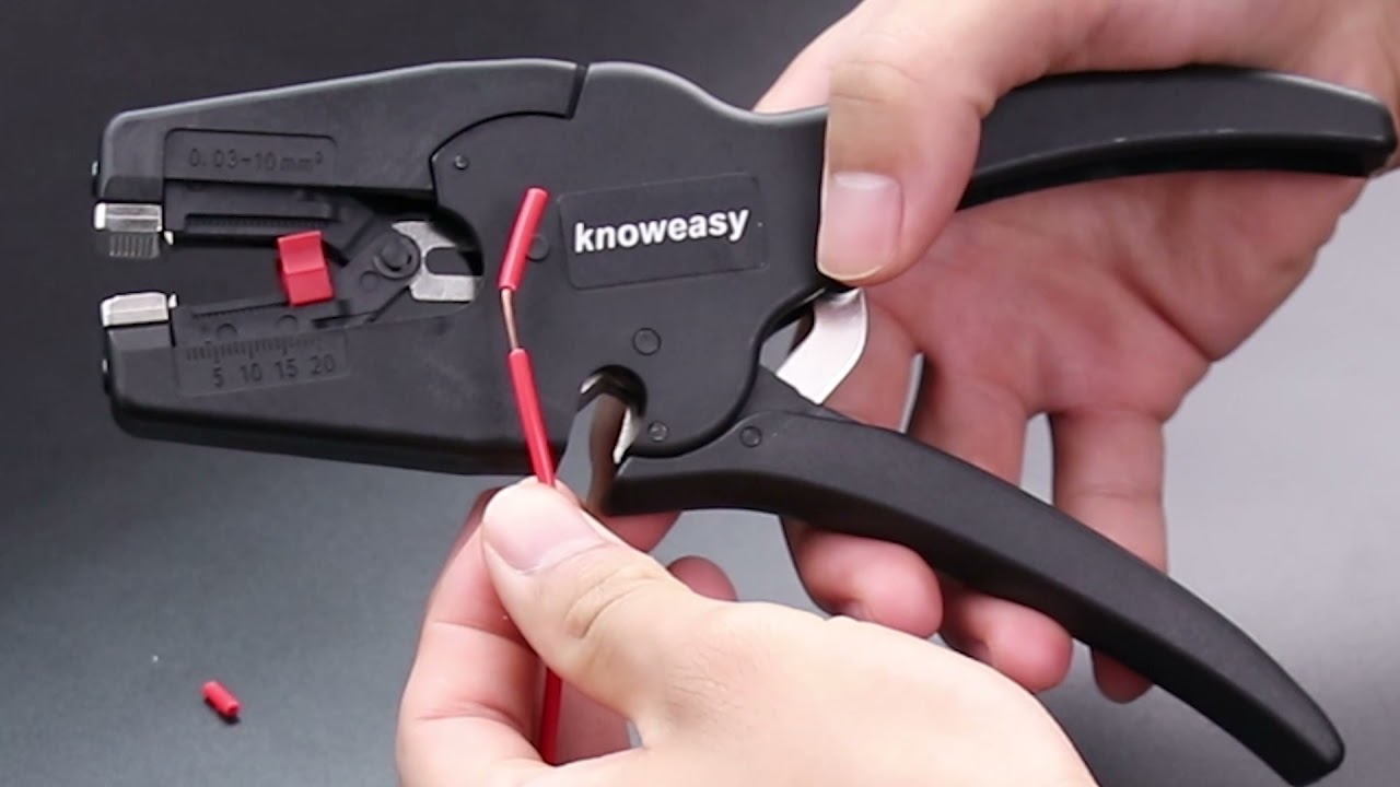 Knoweasy Automatic Wire Stripper and Cutter - YouTube