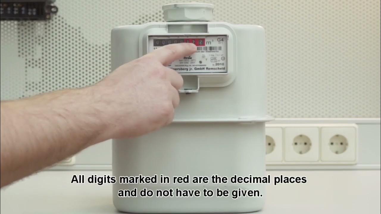 How do I read the gas meter? - YouTube