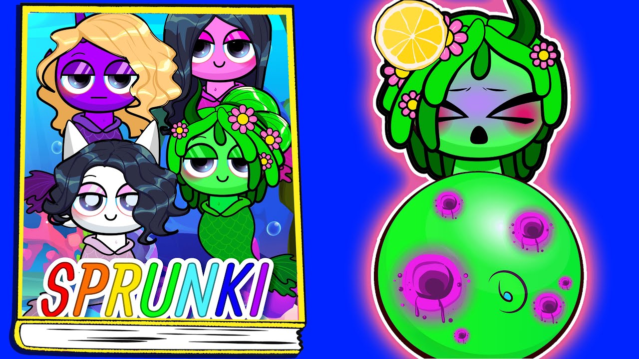 [Paper DIY] Rescue Mermaid Sprunki Pregnant With Many Children 📚 Making ...