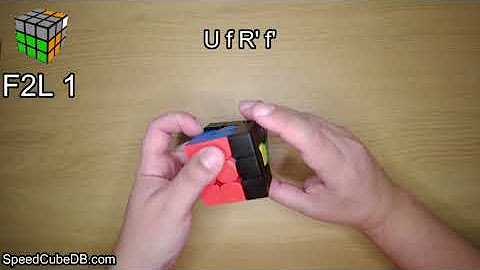 First Two Layers (F2L) Algorithms - Back Right Slot - YouTube
