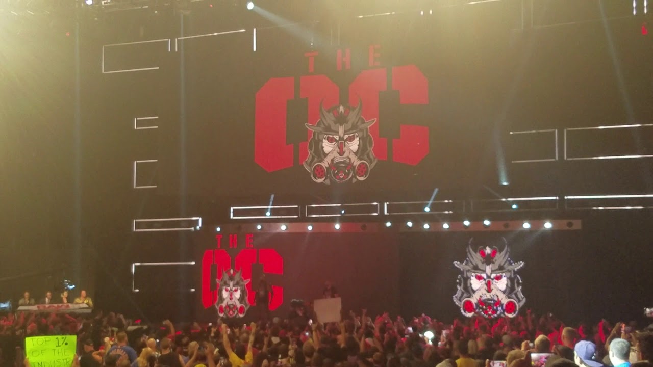 The "OC" First Live Entrance The Club Raw Reunion 7/22/19 WWE Tampa ...