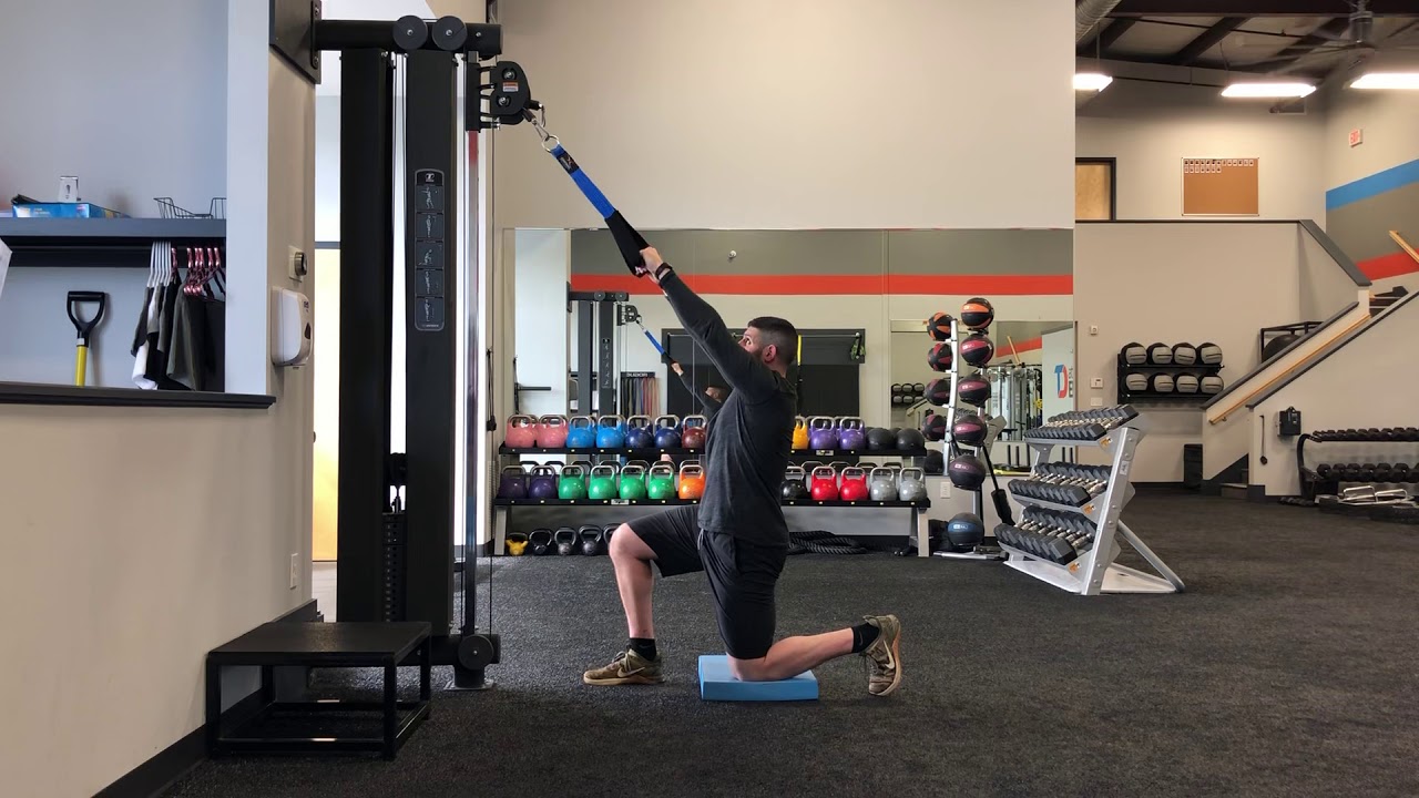 Matthew Ibrahim | Cable Half Kneel High Face Pull - YouTube