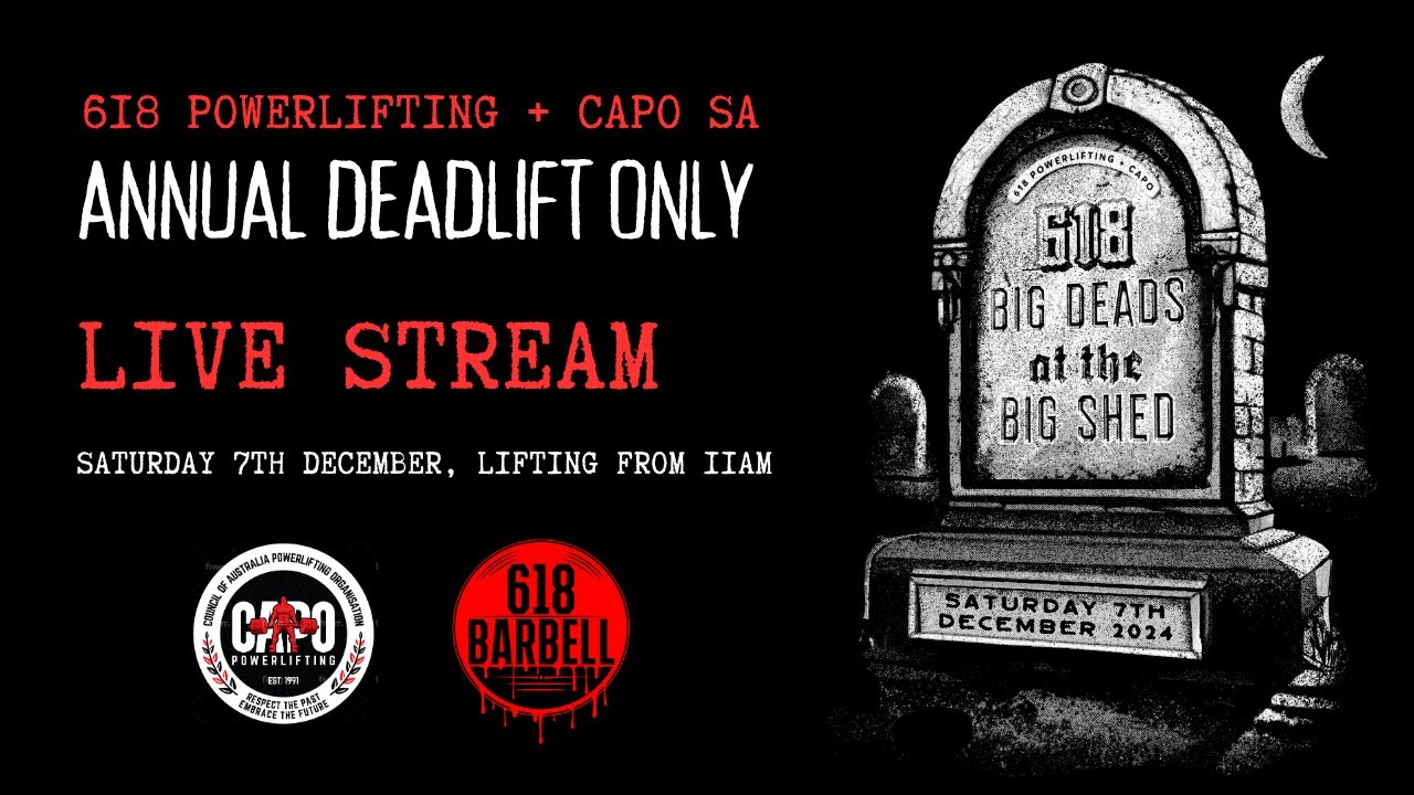 618 Powerlifting + CAPO SA Annual Deadlift Only 2024 - YouTube