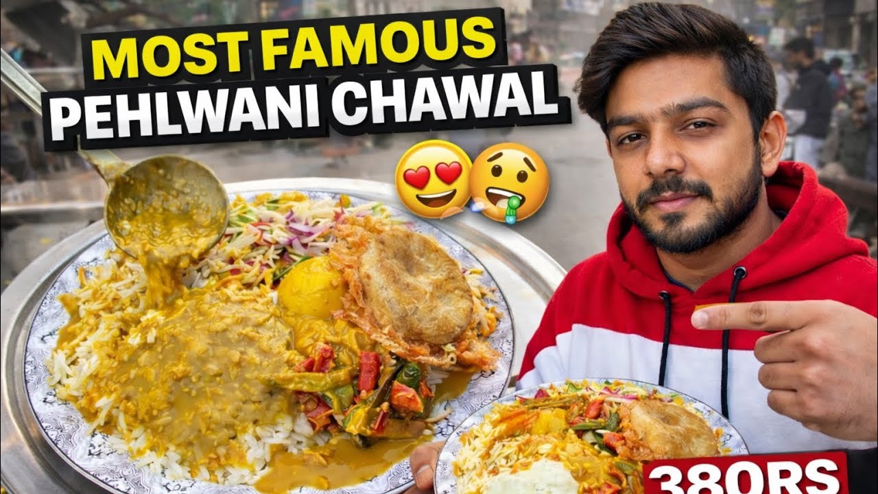 Most Famous Pehlwani Chawal Plate 380RS Only 🤤 | Legendary Desi Taste ...