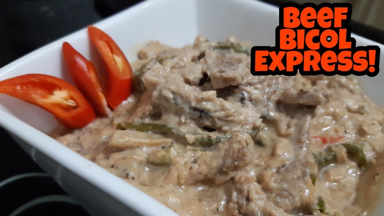 Beef Bicol Express! |How to cook Bicol Express.... - YouTube