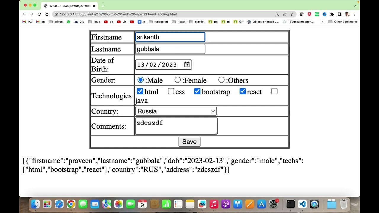 3 Formhandling Youtube