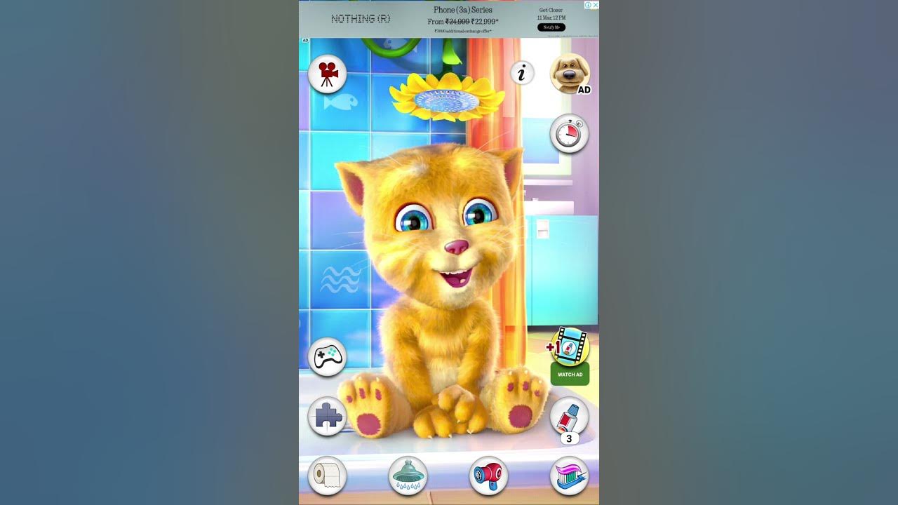 Talking Tom.ek mota haathi...#angelvamika #cuteness #viralvideo #trending #funny - YouTube