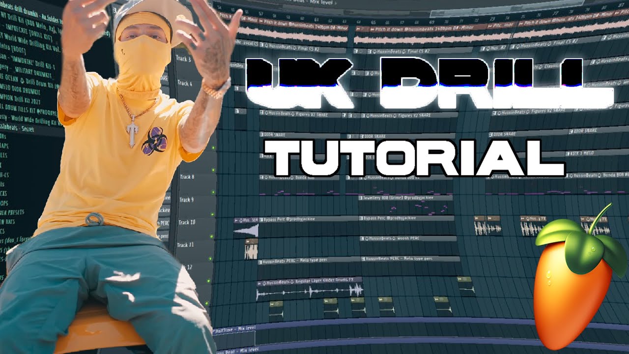How to make a UK DRILL Beat | FL Studio UK Drill Tutorial - YouTube