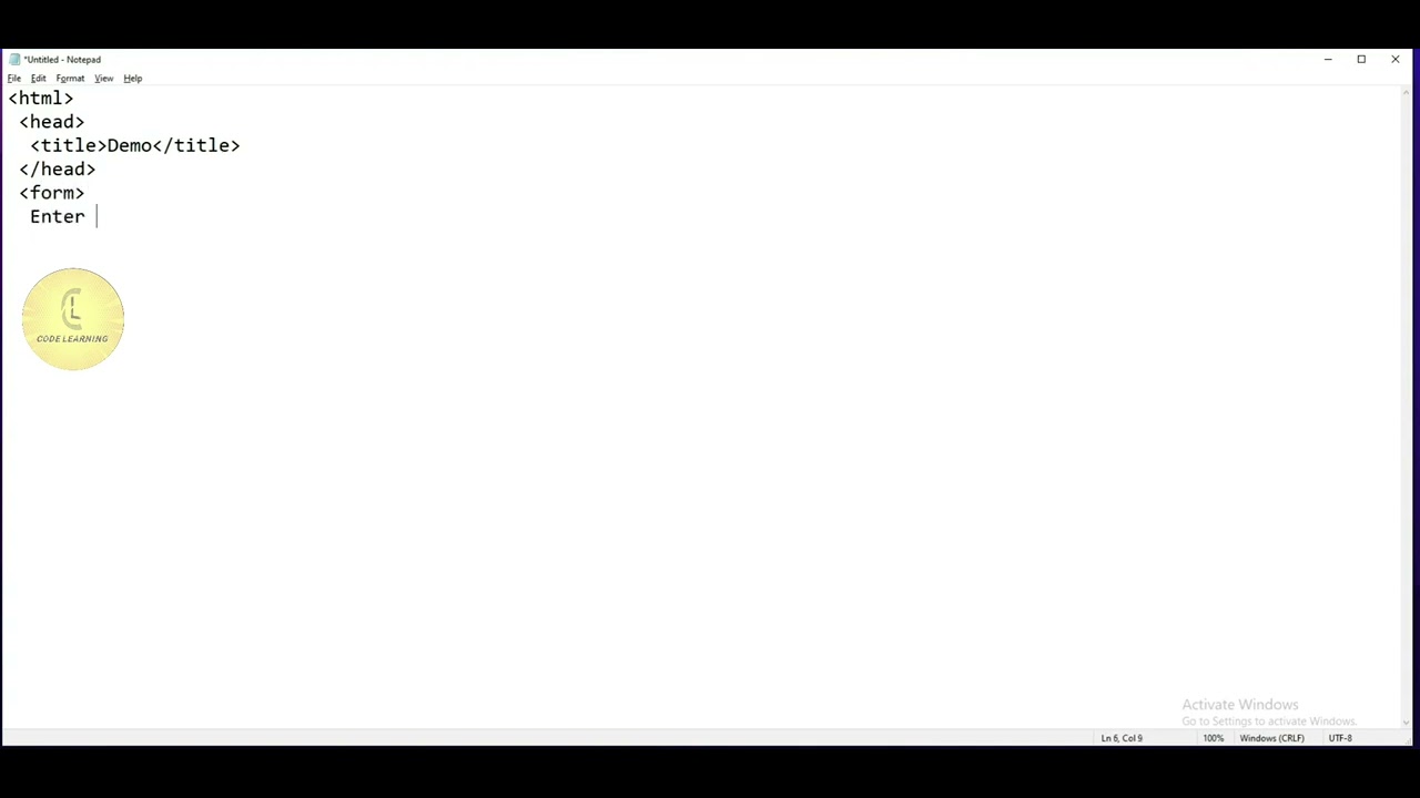 html & css | form tag 'textarea tag' | CodeLearning - YouTube